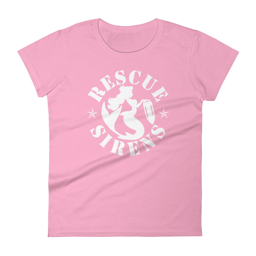 "Rescue Sirens" Emblem Classic T-Shirt - Women's